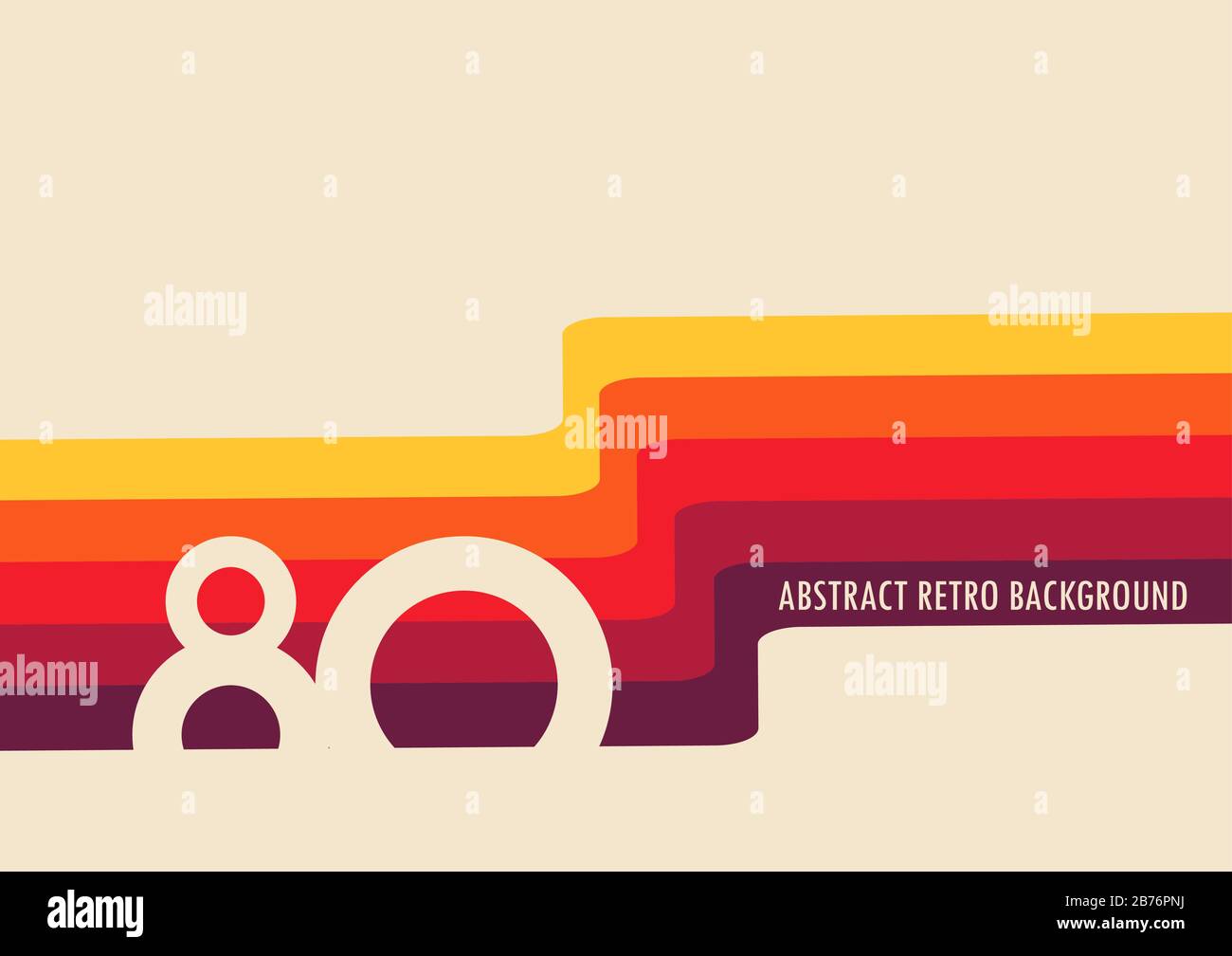 Abstract retro background back in the 80s Stock Vector Image & Art - Alamy