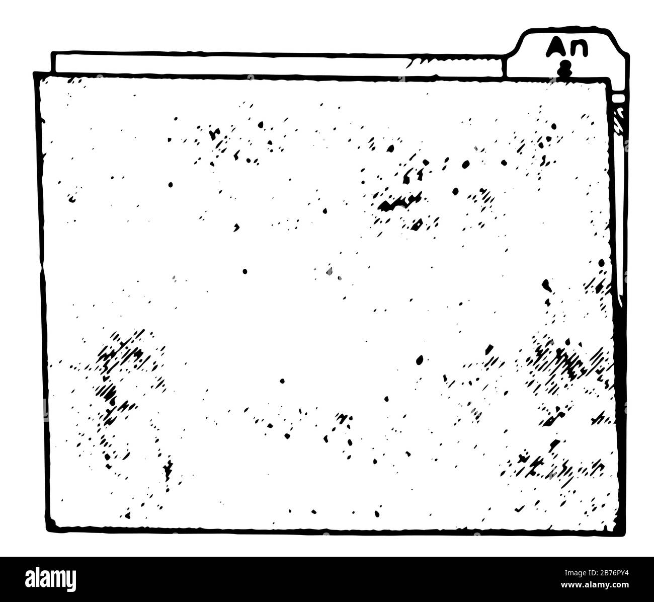 This illustration represents Folder which made of stiff paper or ...