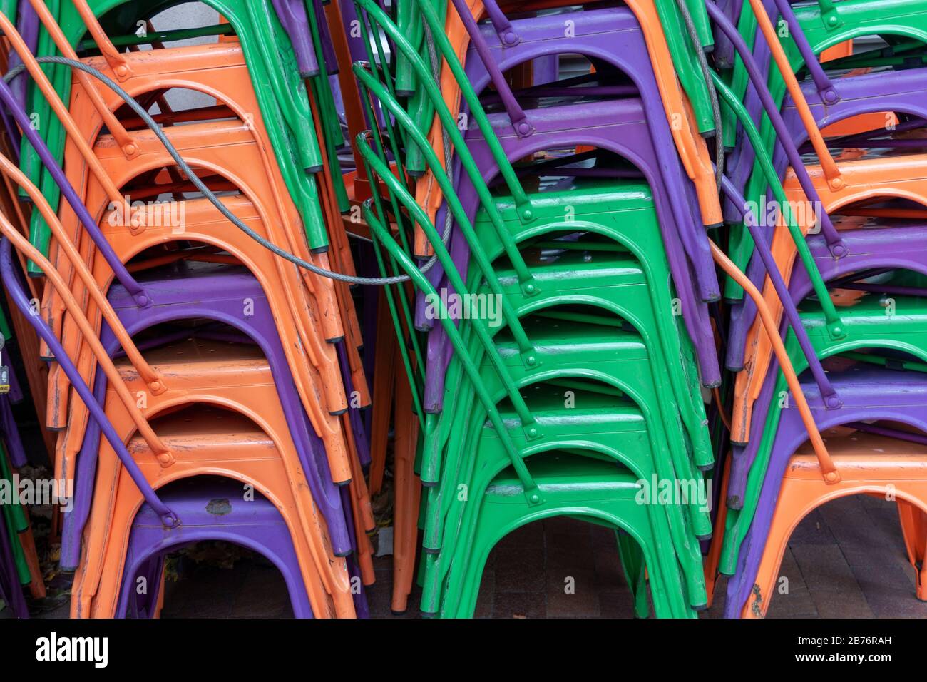 Stackable seats hi-res stock photography and images - Alamy