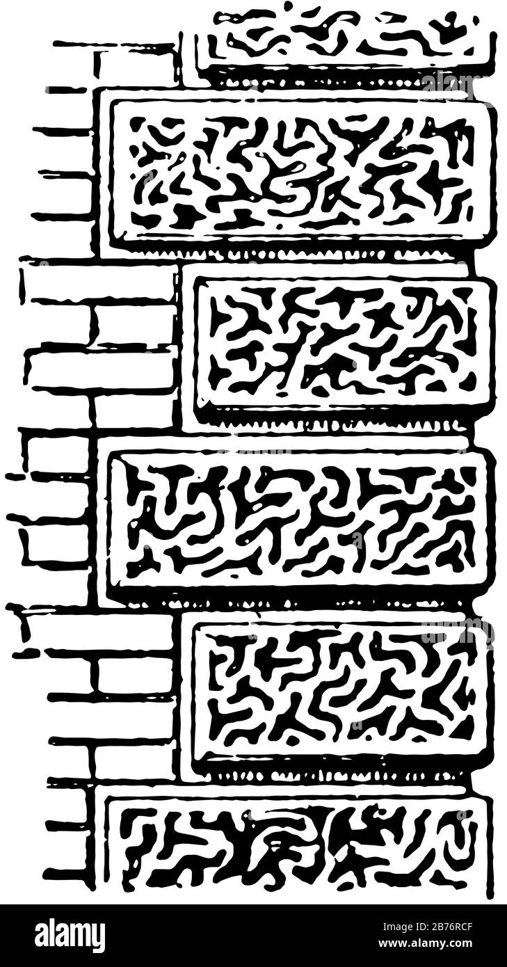 Masonry carving Stock Vector Images - Alamy