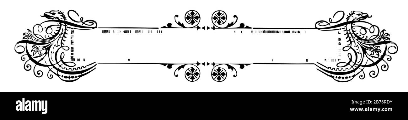 Calligraphic banner is an advertising image, it is a either a graphic ...