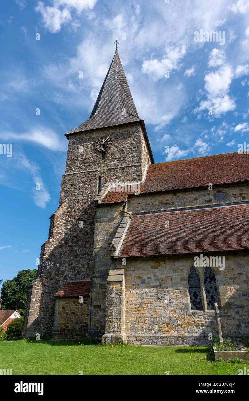 All Saints' Church, Old Heathfield Stock Photo - Alamy