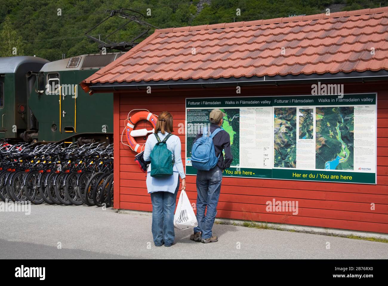 Village flam railway station hi-res stock photography and images - Alamy