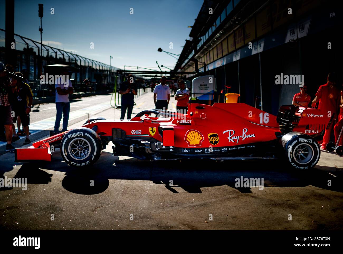 Ferrari f1 garage hi-res stock photography and images - Alamy