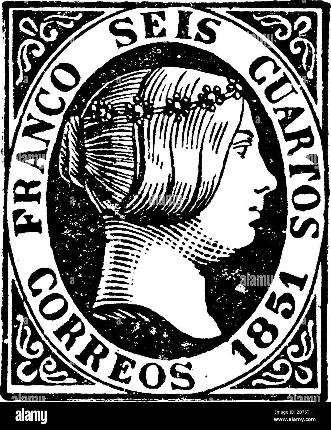 Spain stamp postage hi-res stock photography and images - Alamy