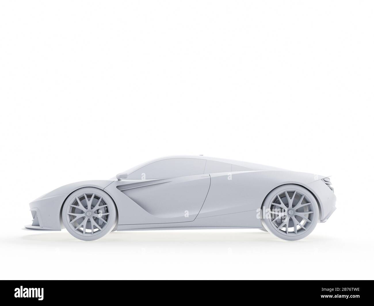 Sports car, computer illustration Stock Photo - Alamy