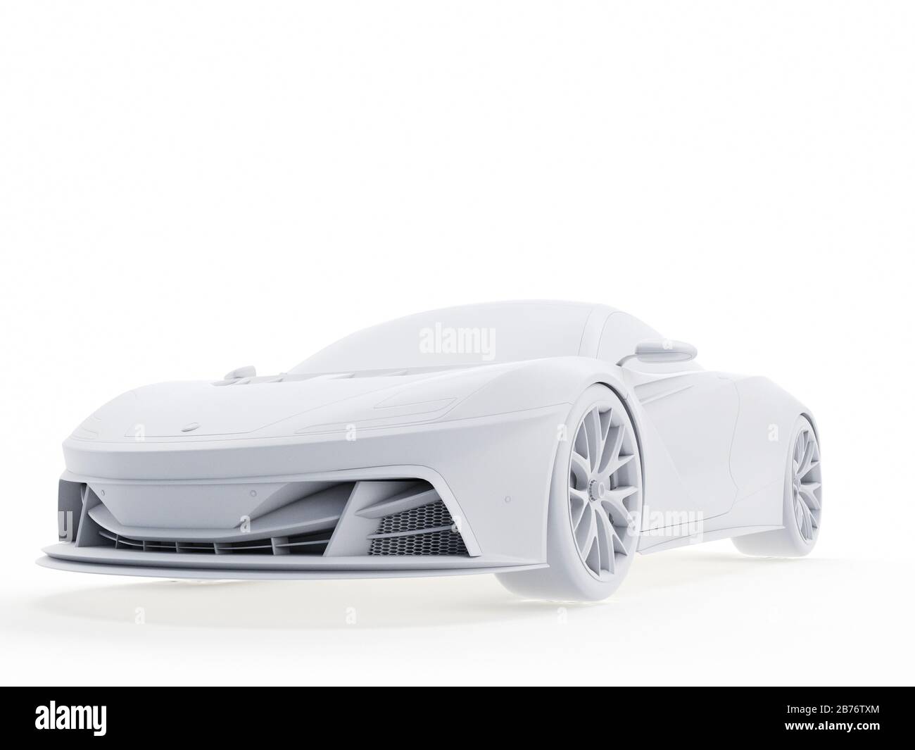 Sports car, computer illustration Stock Photo - Alamy