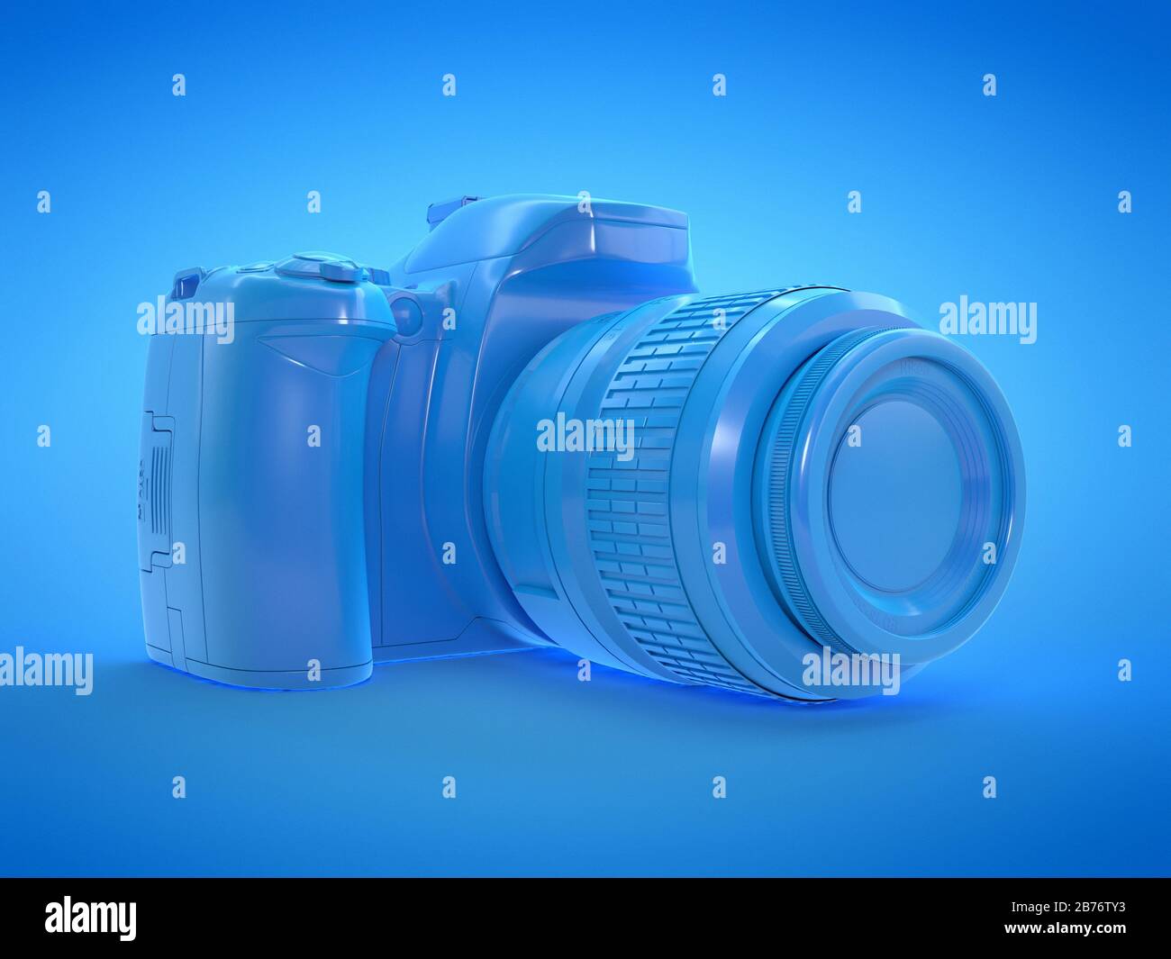 Camera, computer illustration Stock Photo - Alamy