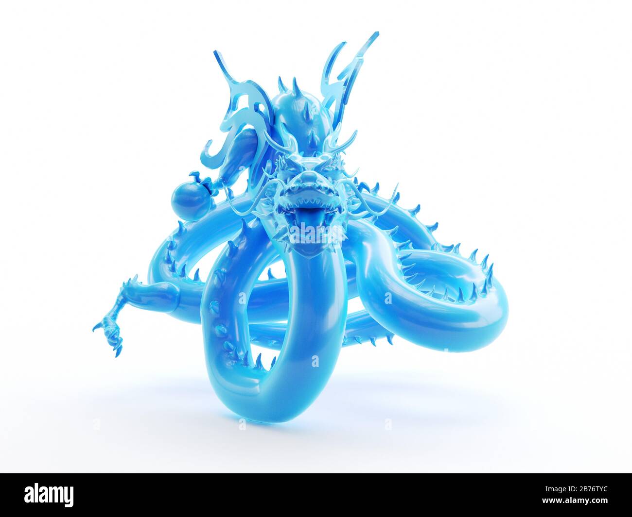 Dragon, computer illustration Stock Photo - Alamy