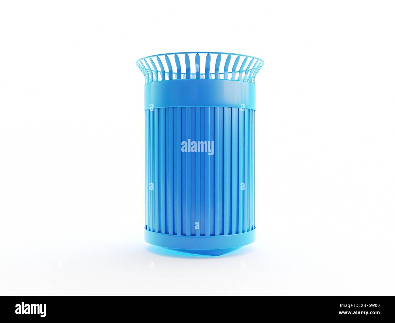 Trash can, computer illustration Stock Photo - Alamy