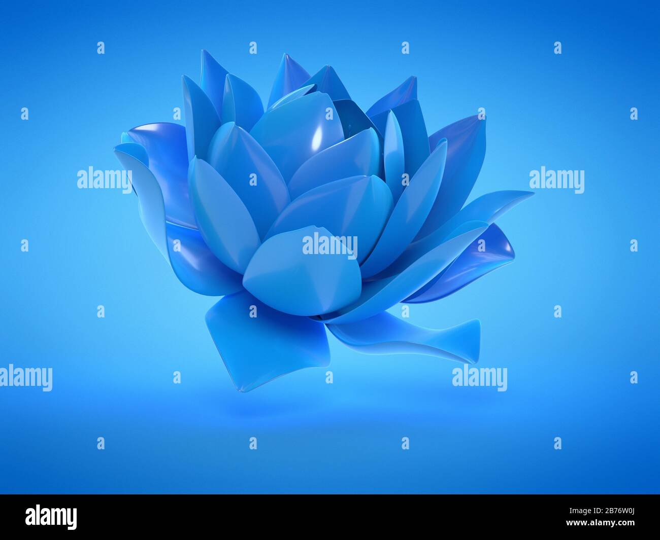 Lotus flower, computer illustration Stock Photo - Alamy