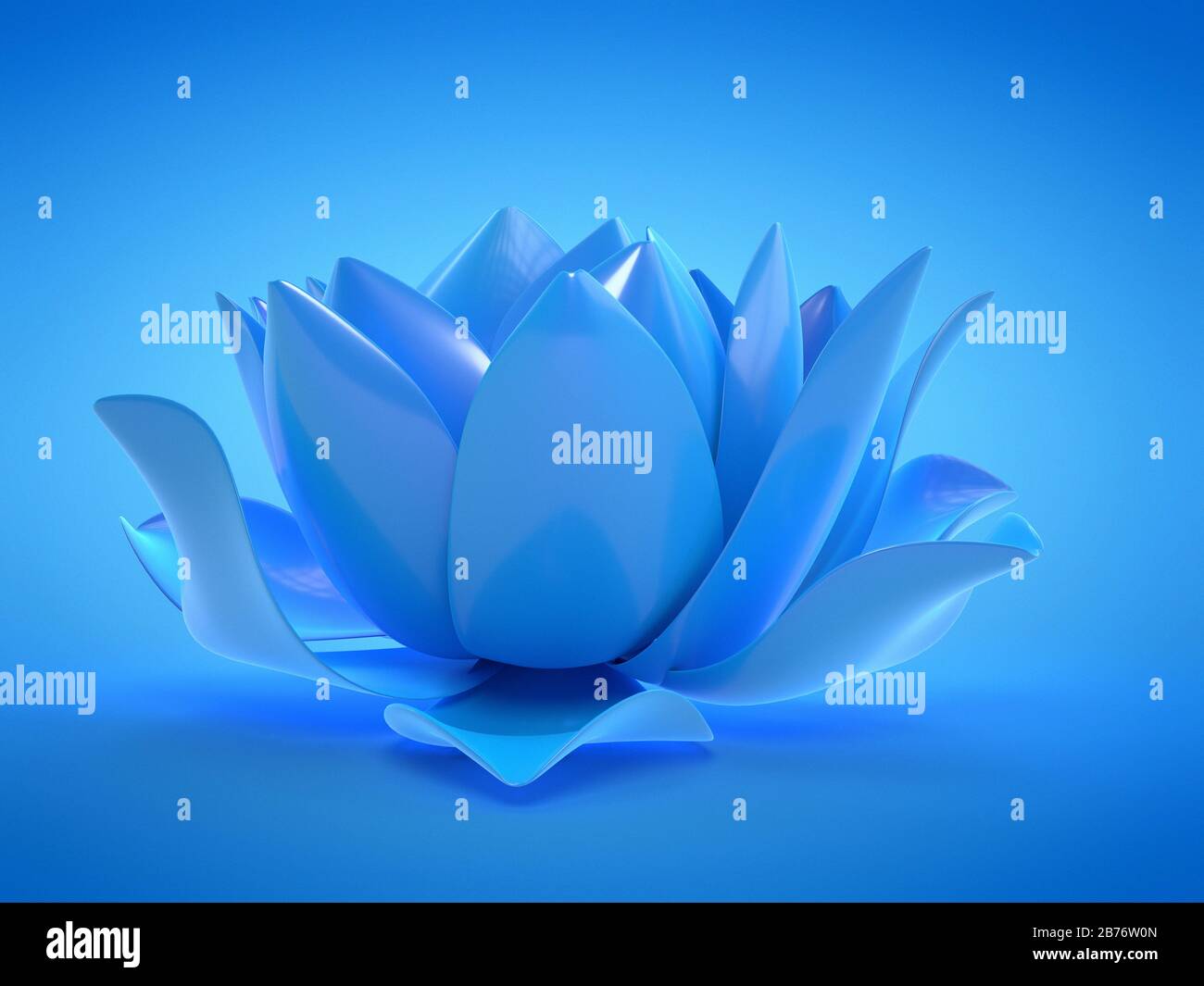 Lotus flower, computer illustration Stock Photo - Alamy