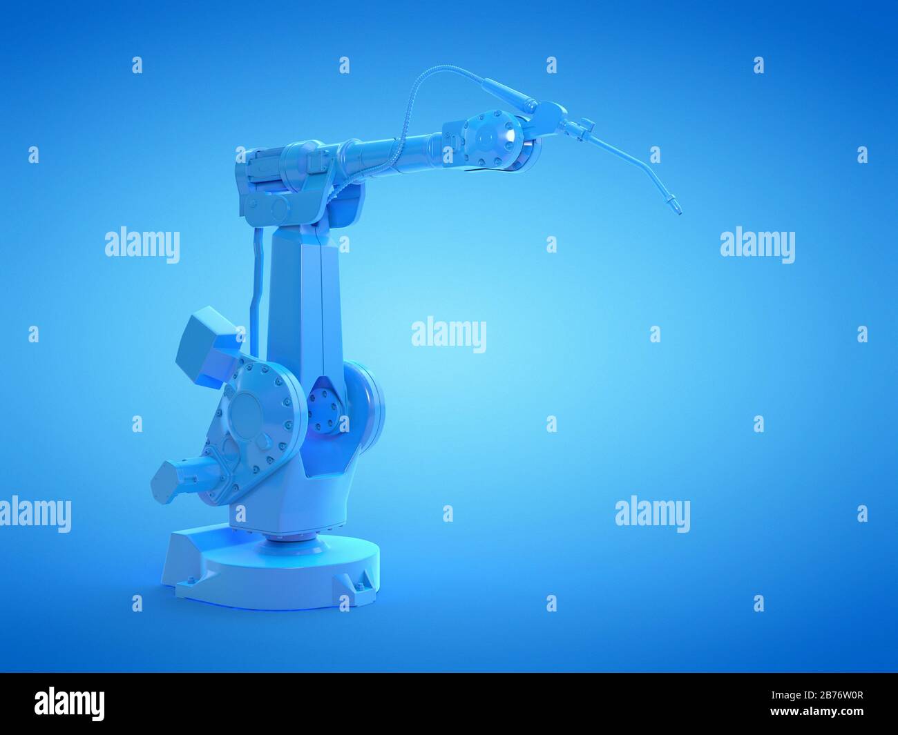 Welding robot, computer illustration Stock Photo - Alamy