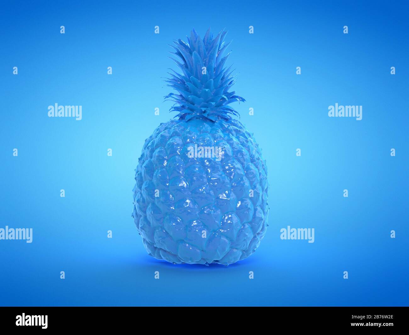 Pineapple, computer illustration Stock Photo - Alamy