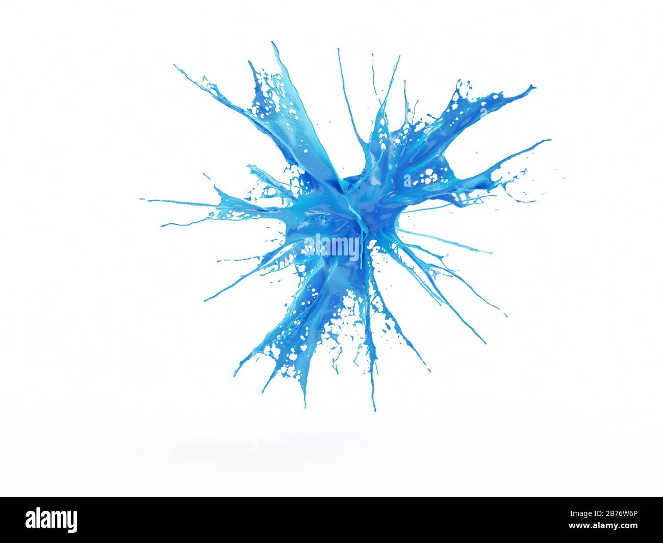 Liquid splash, computer illustration Stock Photo - Alamy