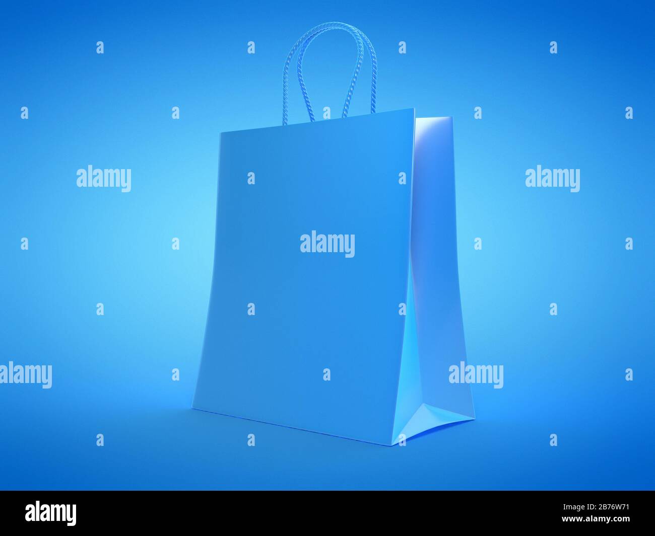 Shopping bag, computer illustration Stock Photo - Alamy
