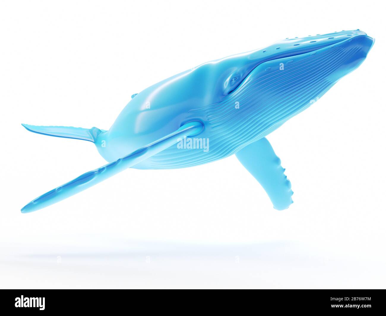 Whale, computer illustration Stock Photo - Alamy