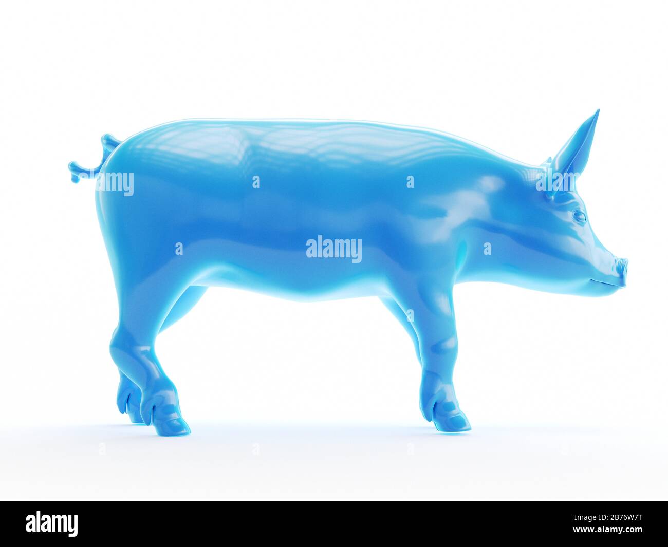 Pig, computer illustration Stock Photo - Alamy