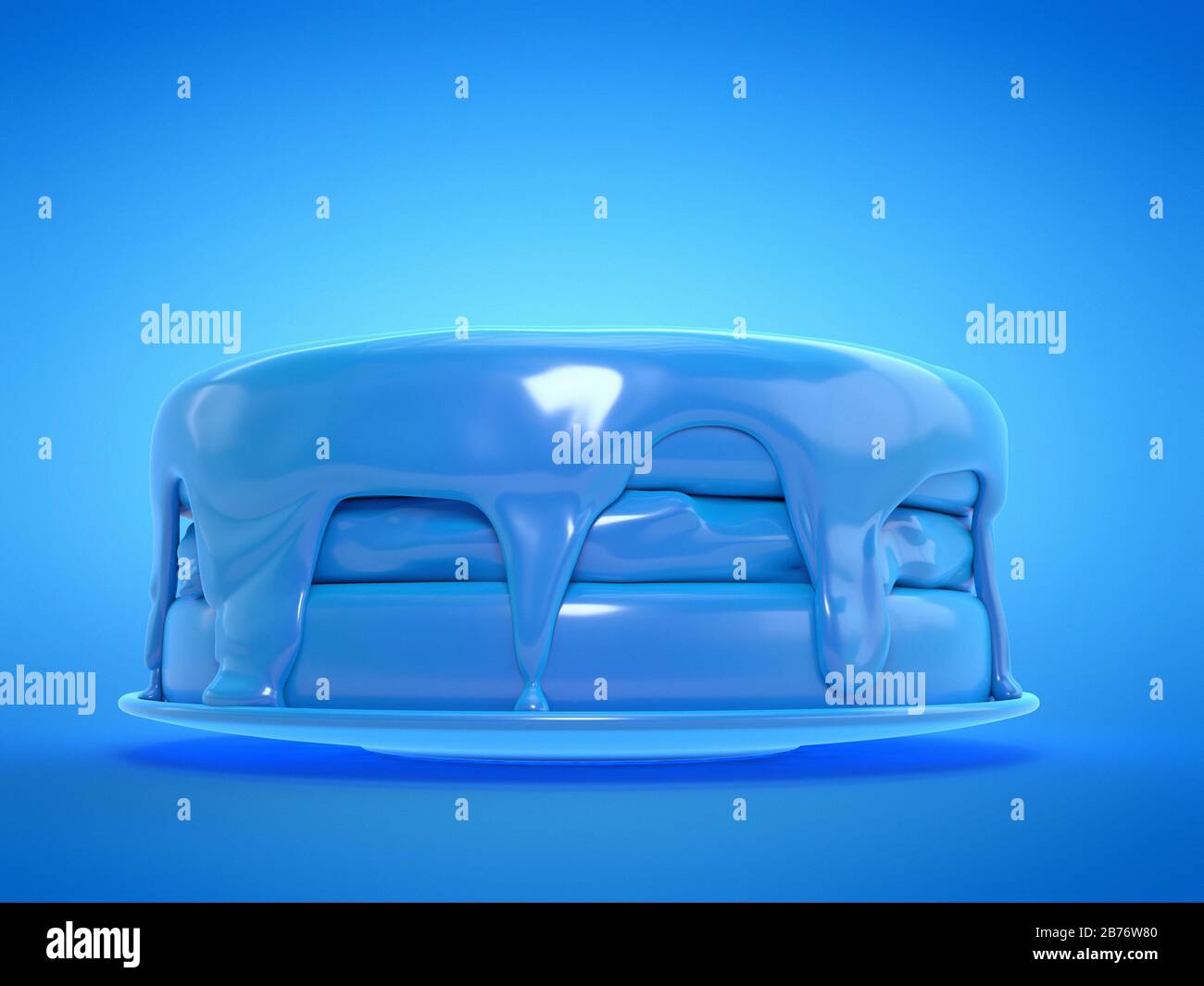 Cake, computer illustration Stock Photo - Alamy