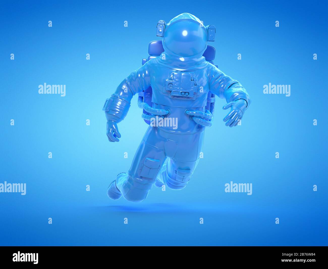 Astronaut, computer illustration Stock Photo - Alamy