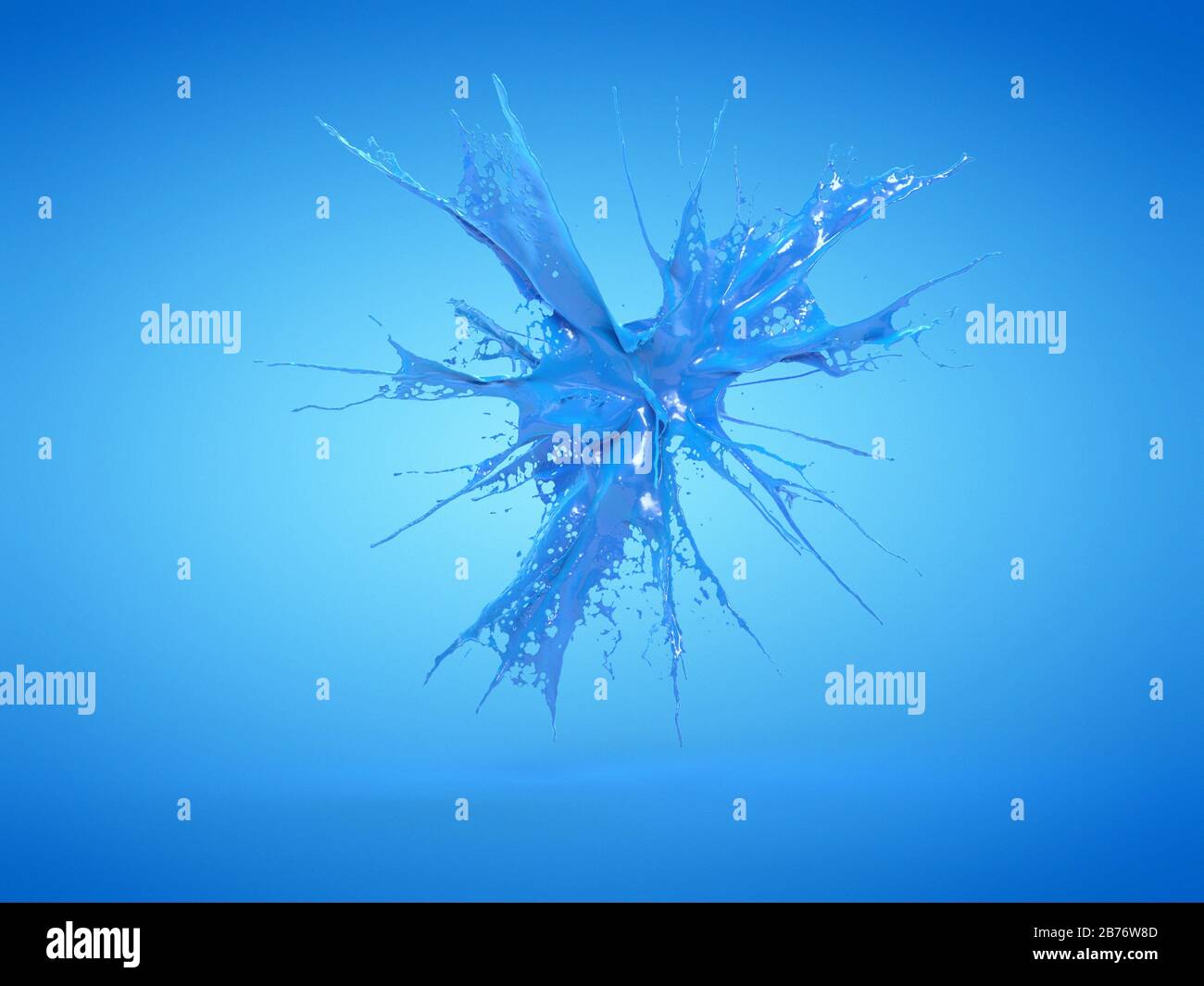 Liquid splash, computer illustration Stock Photo - Alamy