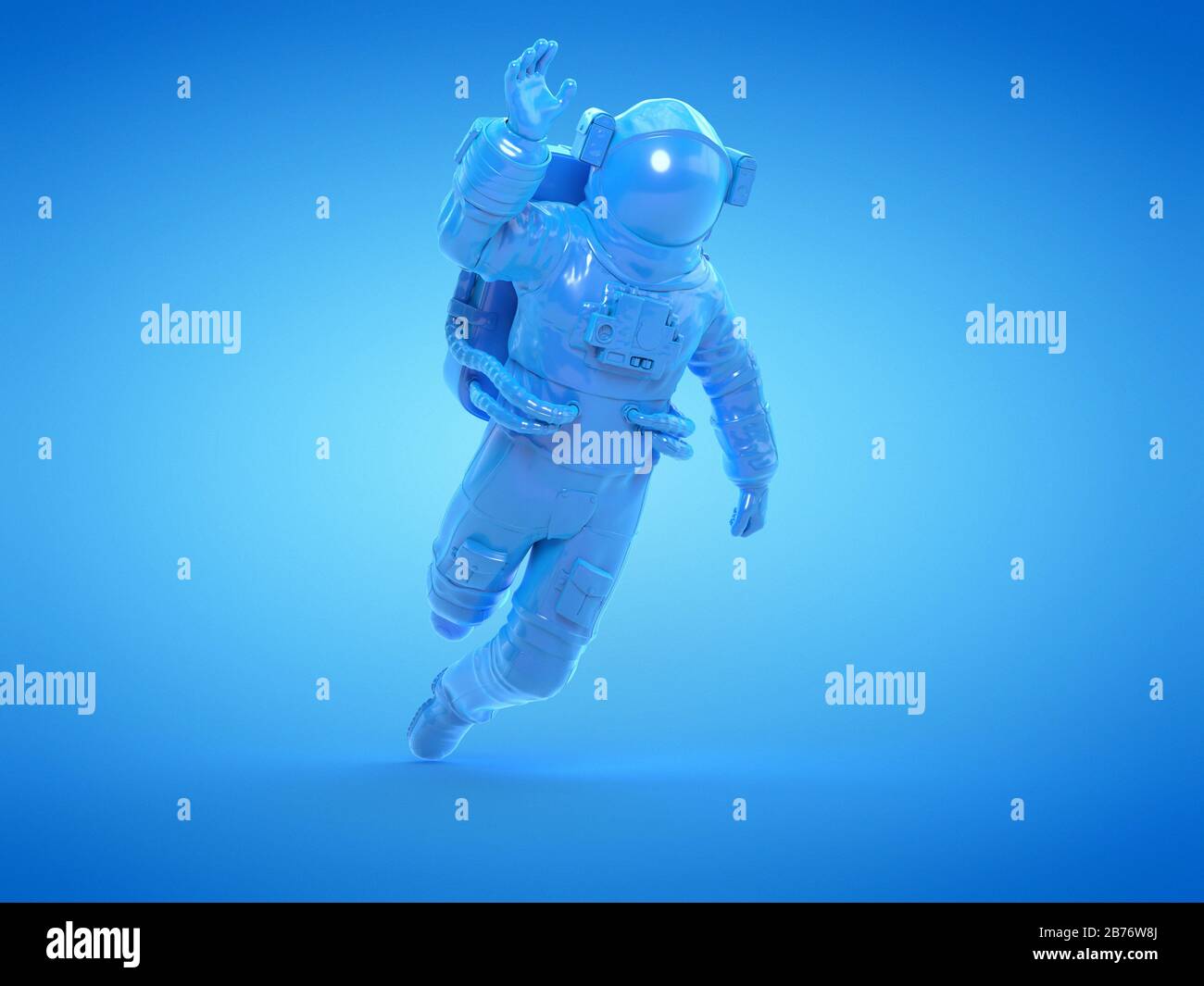 Astronaut, computer illustration Stock Photo - Alamy