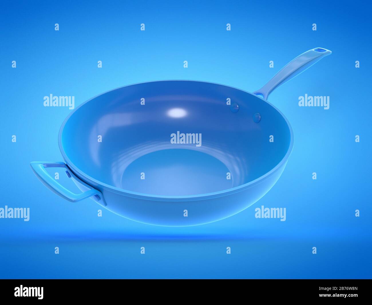 Cooking pan, computer illustration Stock Photo - Alamy