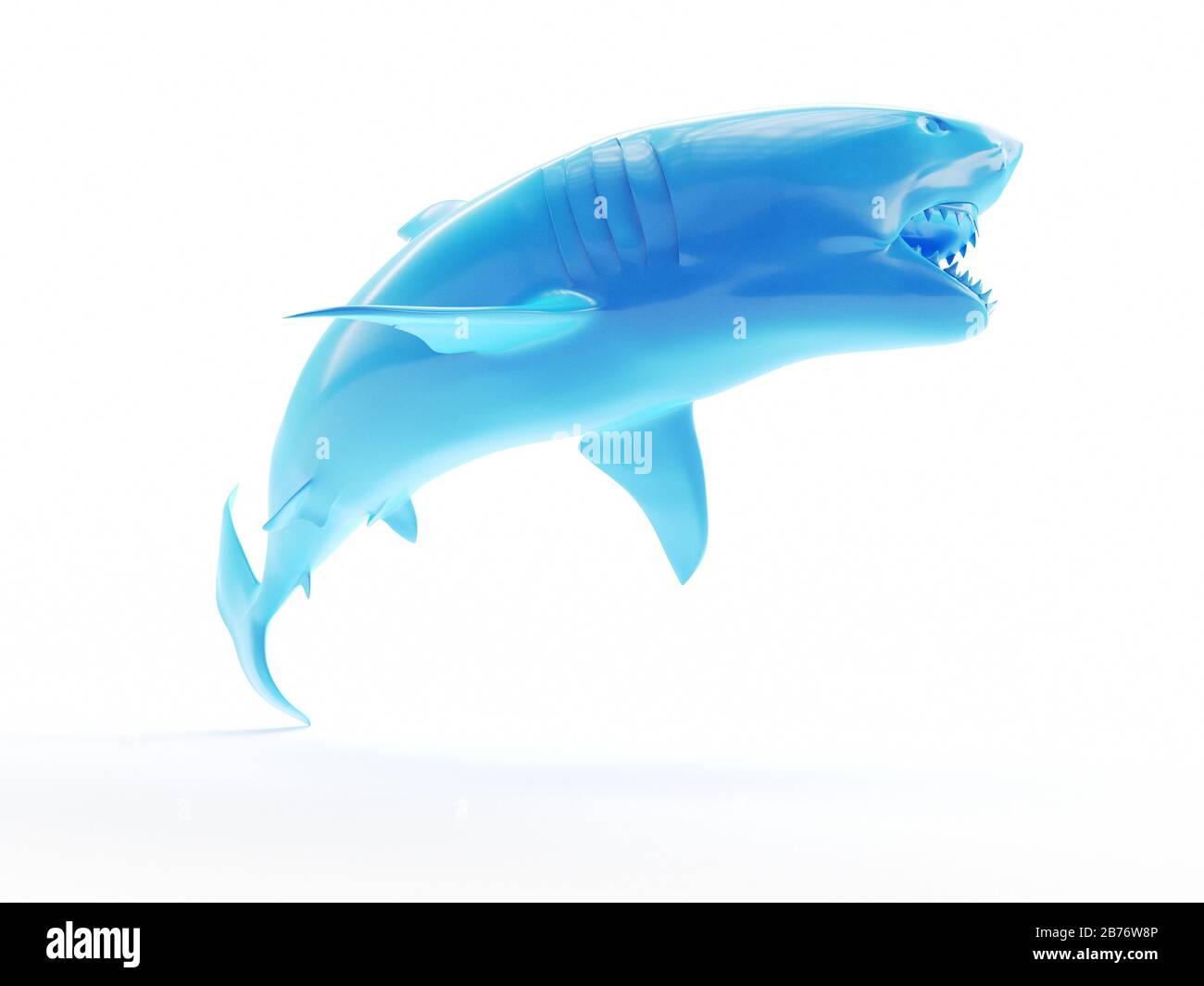 Shark, computer illustration Stock Photo - Alamy