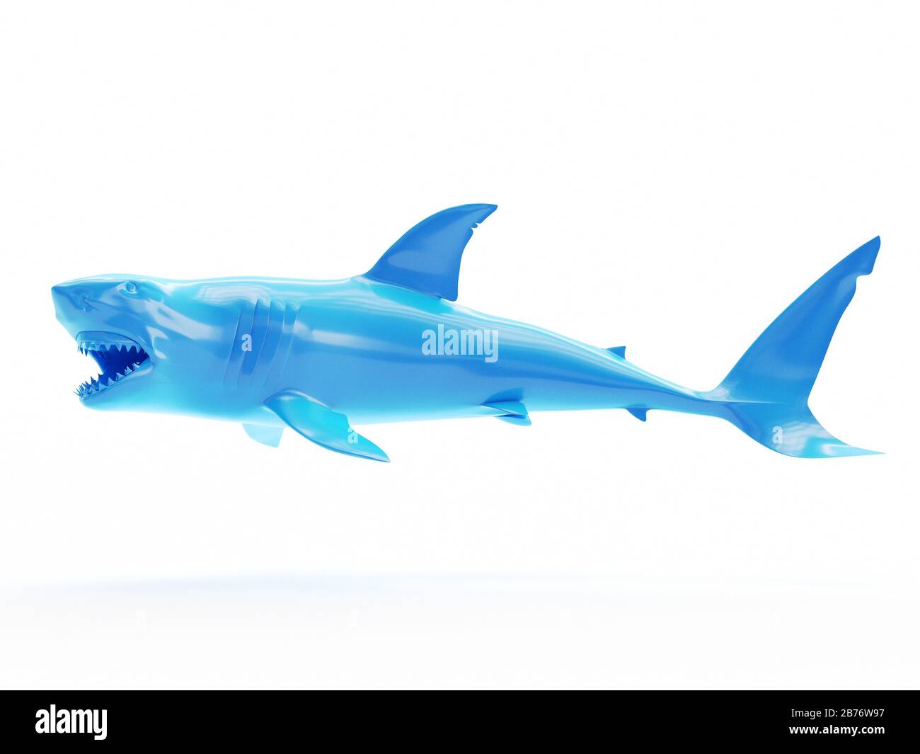 Shark, computer illustration Stock Photo - Alamy