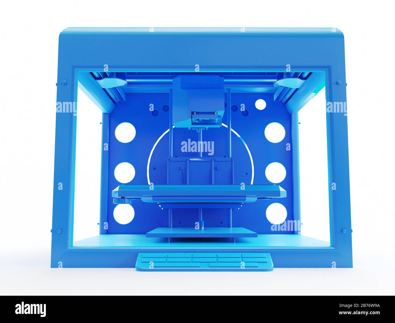 3d printer, computer illustration Stock Photo - Alamy