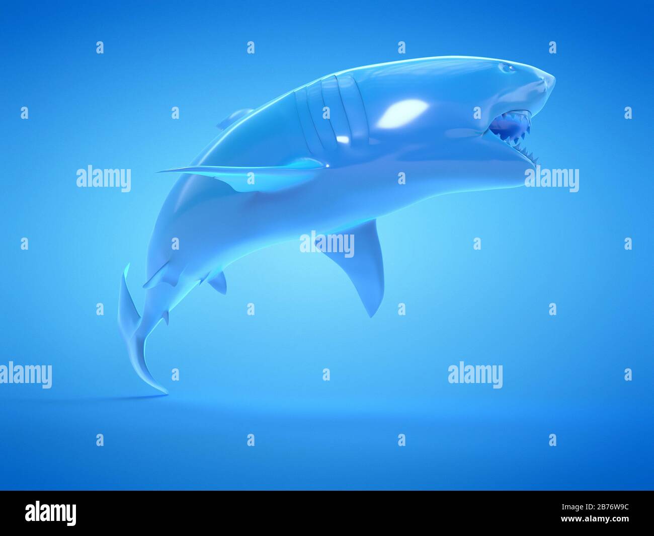 Shark, computer illustration Stock Photo - Alamy