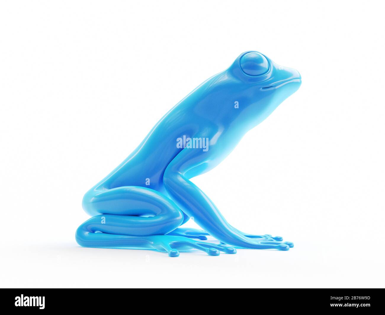 Frog, computer illustration Stock Photo - Alamy