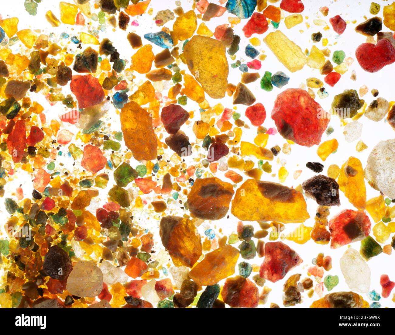 Coloured frankincense. This aromatic resin is tapped from the Boswellia ...