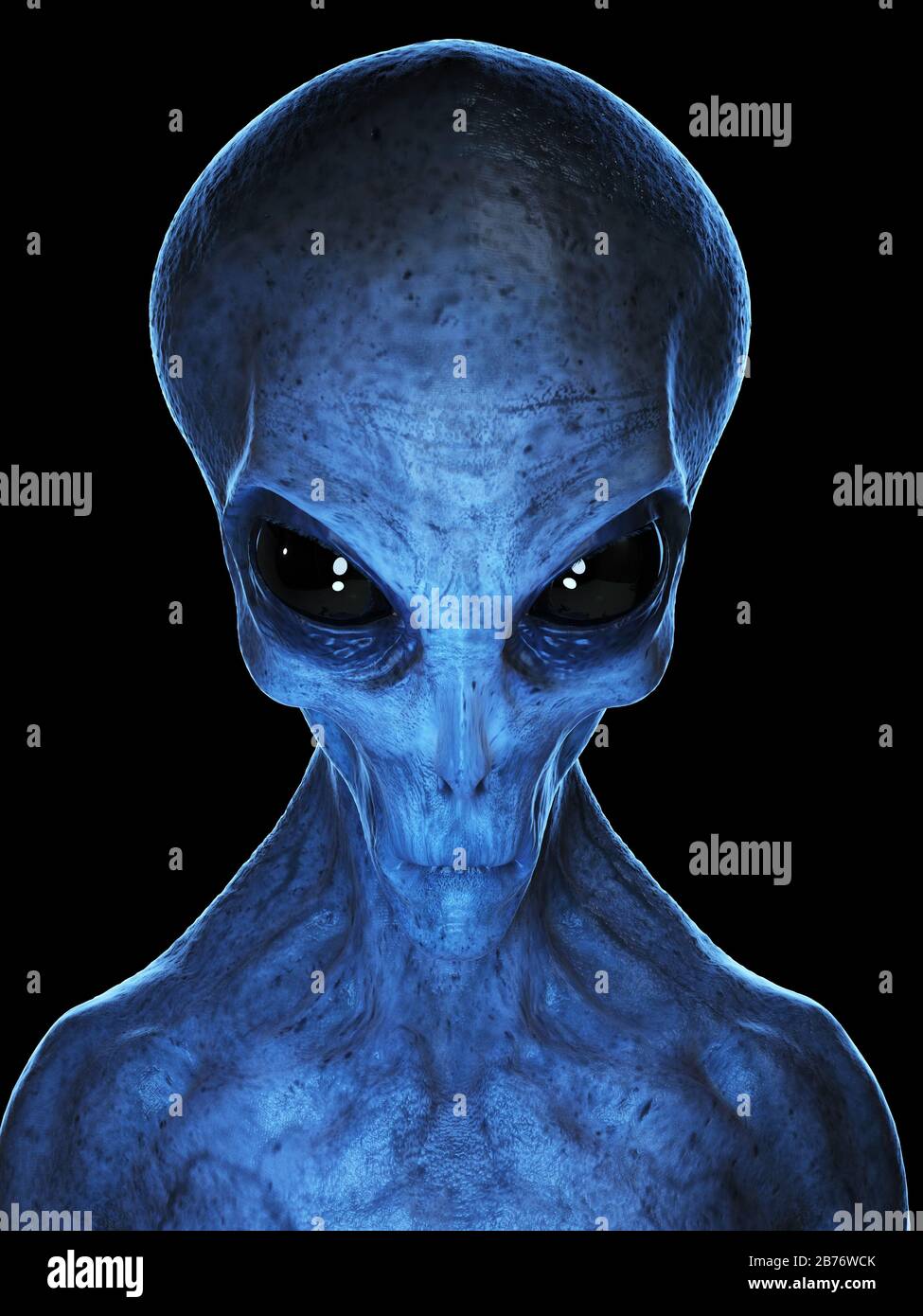 Alien, computer illustration Stock Photo - Alamy