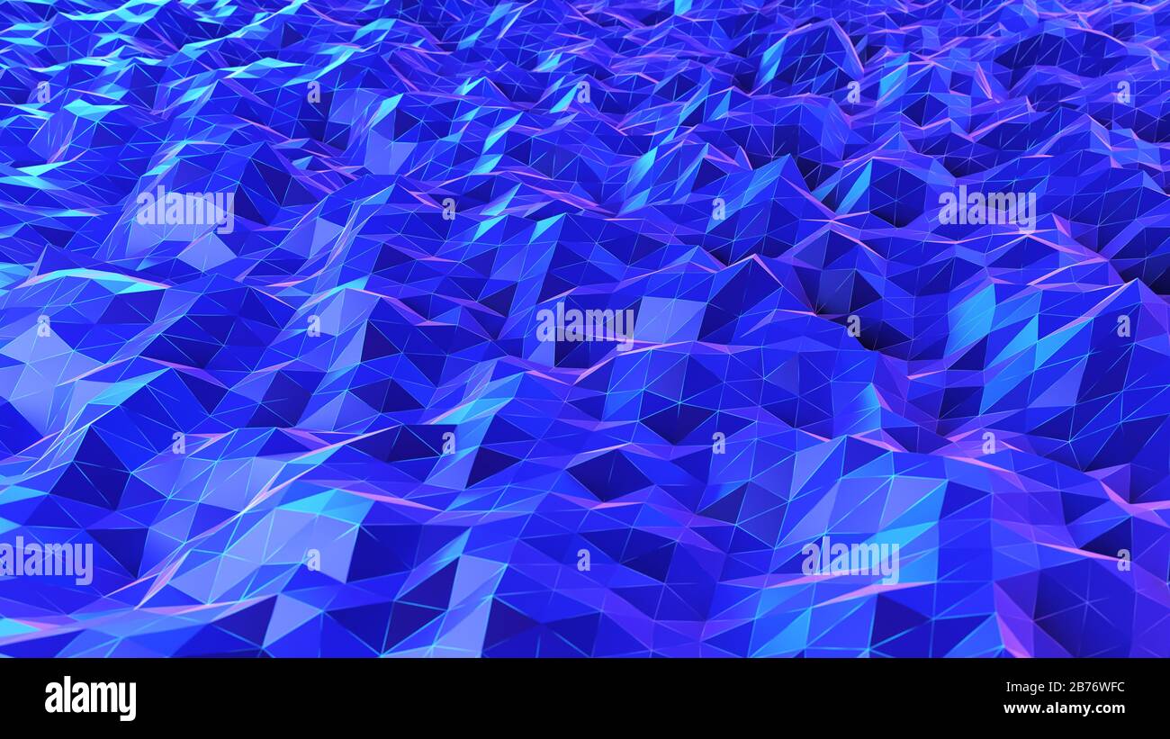 Digital landscape, computer illustration Stock Photo - Alamy
