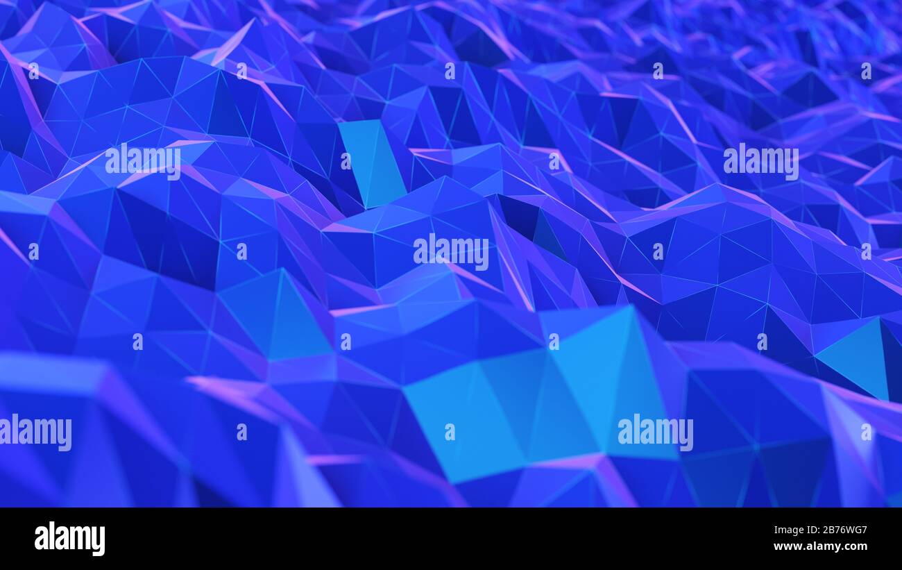 Digital landscape, computer illustration Stock Photo - Alamy