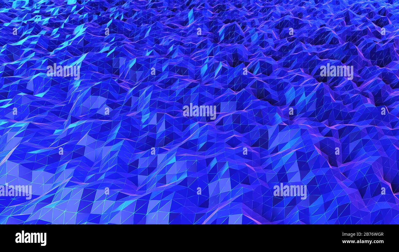 Digital landscape, computer illustration Stock Photo - Alamy