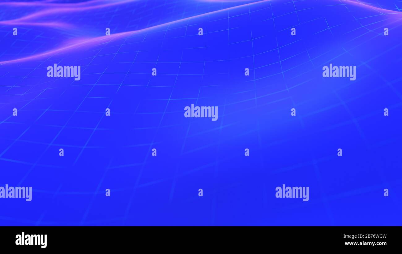 Digital landscape, computer illustration Stock Photo - Alamy