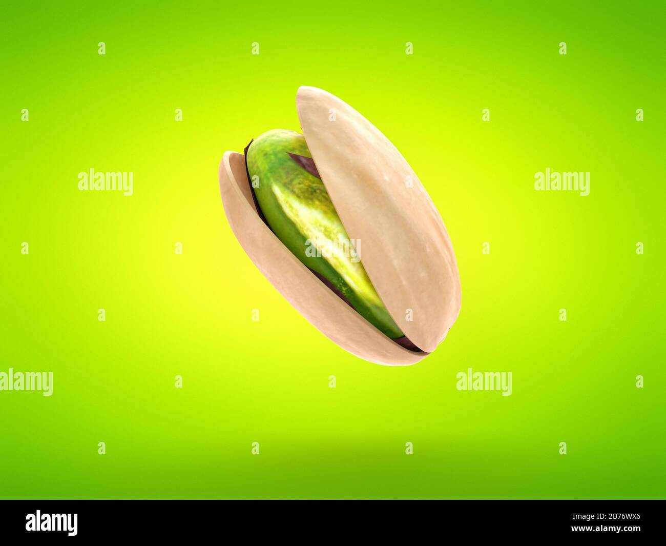 Pistachio, computer illustration Stock Photo - Alamy