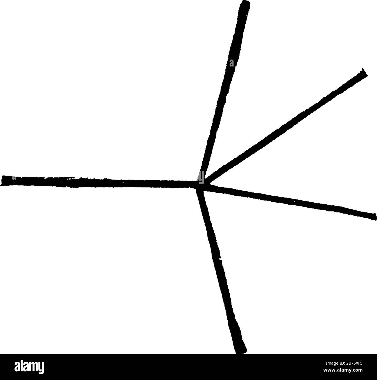An illustration showing that the sum of all the angles about a point ...