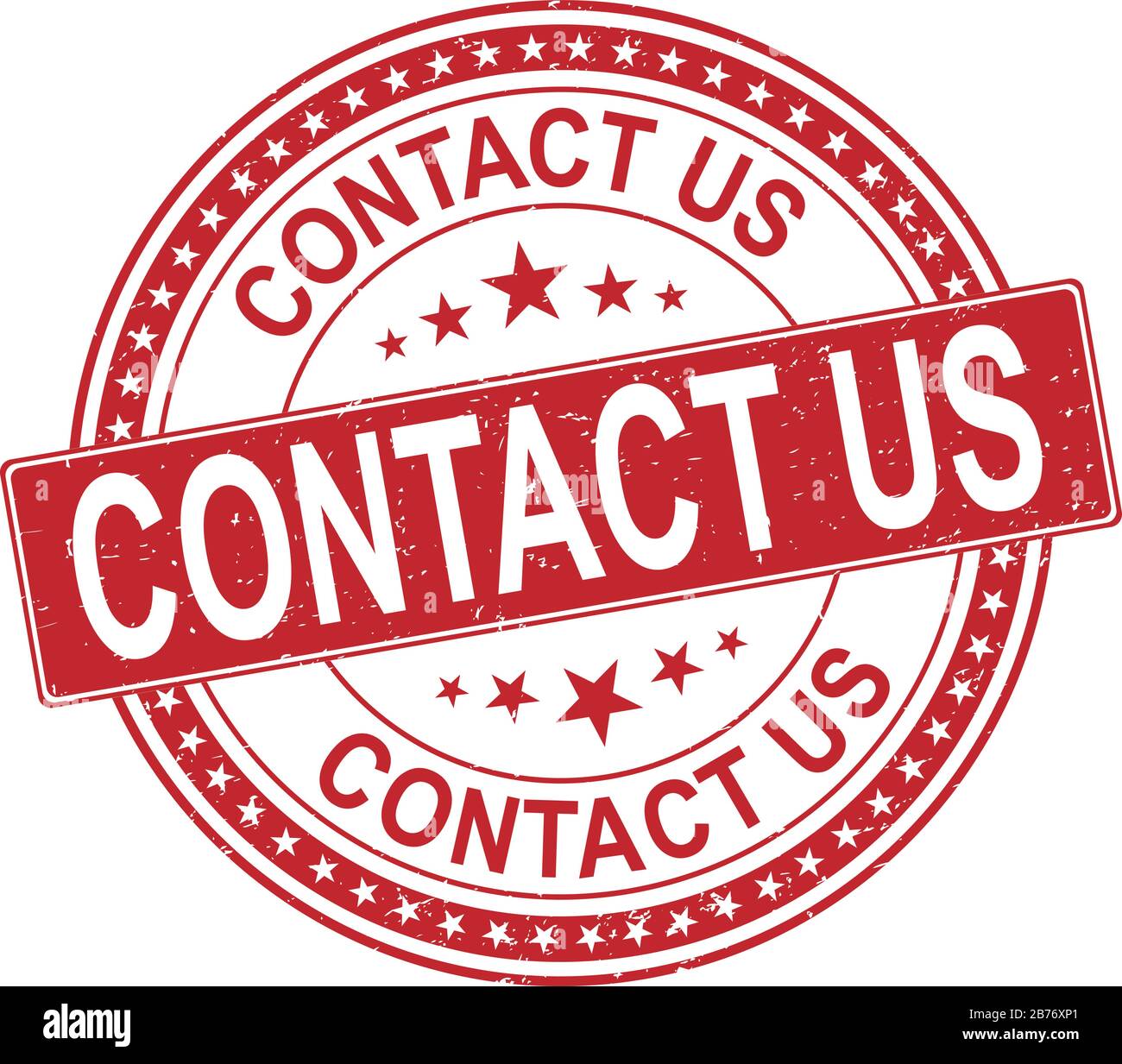 red grunge rubber stamps with the text contact us, vector illustration ...