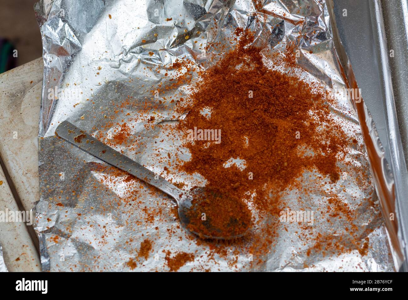 Preparing of Barbecue Fish Stock Photo - Alamy