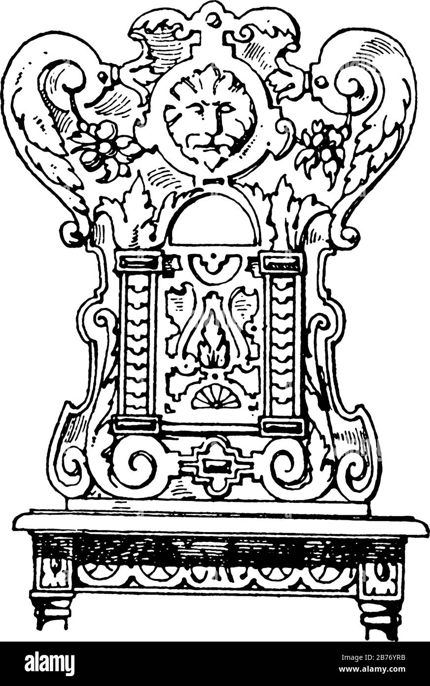 Chair out line art Cut Out Stock Images & Pictures - Alamy