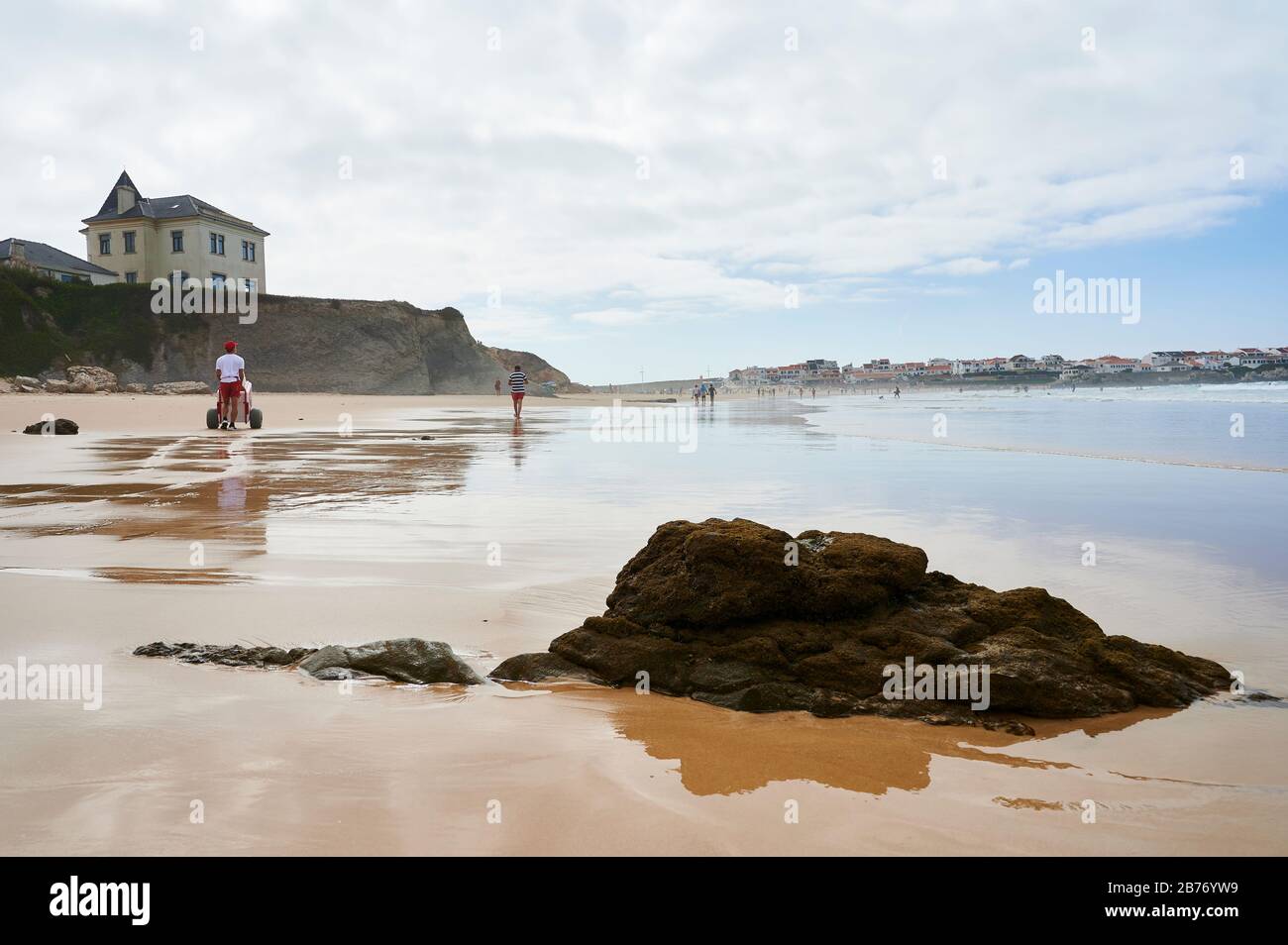 Baleal North beach Stock Photo - Alamy