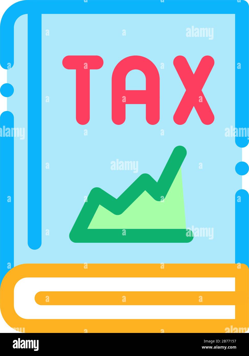 Tax Law Book Icon Vector Outline Illustration Stock Vector Image & Art ...