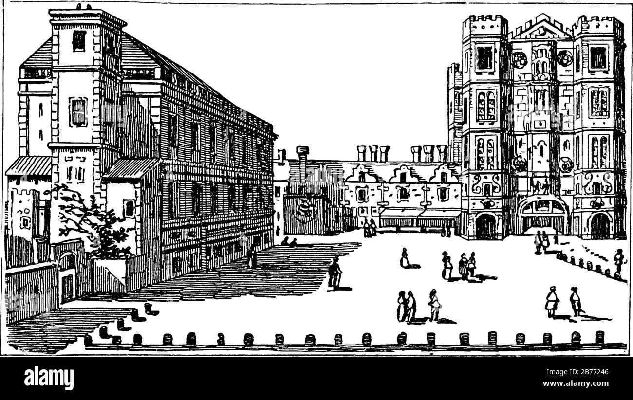 Royal residence in art Cut Out Stock Images & Pictures - Alamy