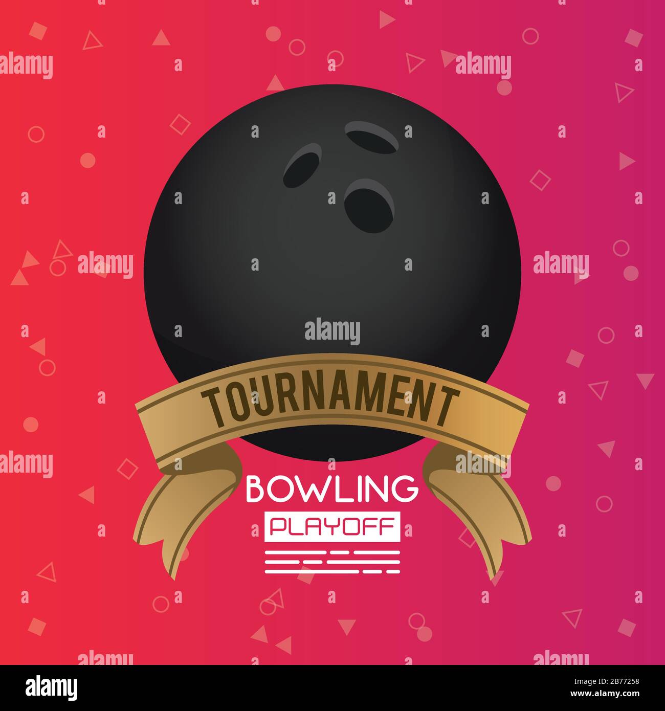 bowling sport poster with ball Stock Vector Image & Art - Alamy