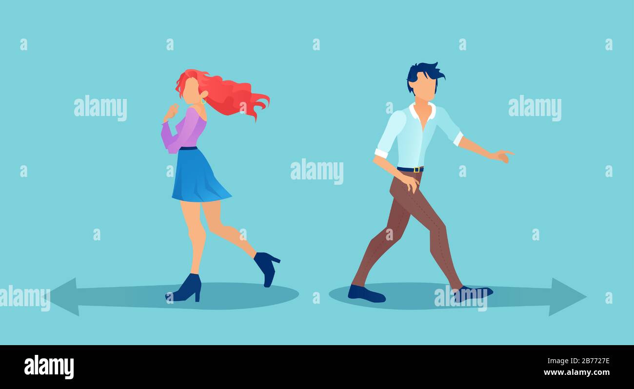 Parting way Stock Vector Images - Alamy