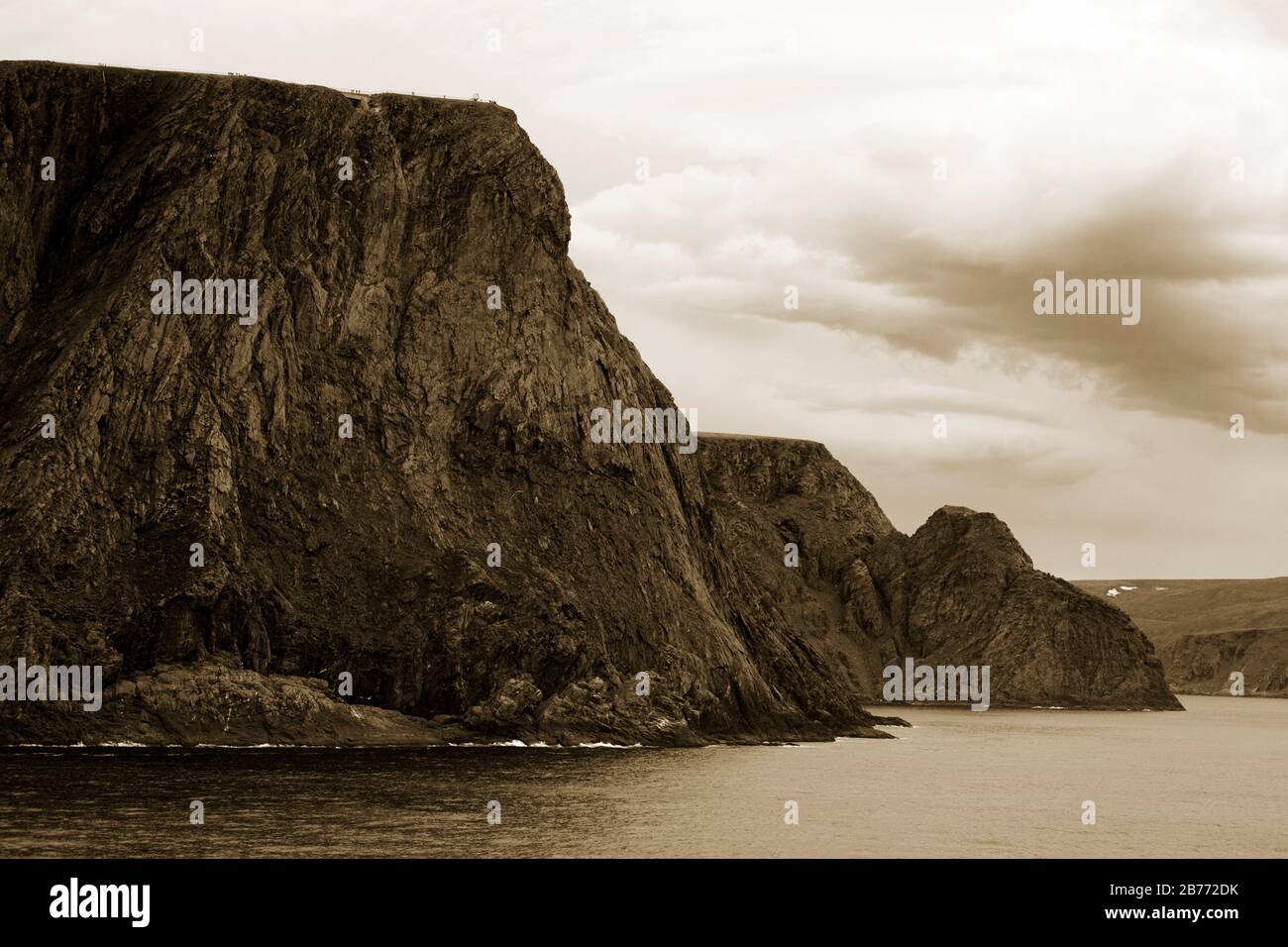 North Cape, Honningsvag Port, Mageroya Island, Finnmark Region, Arctic ...