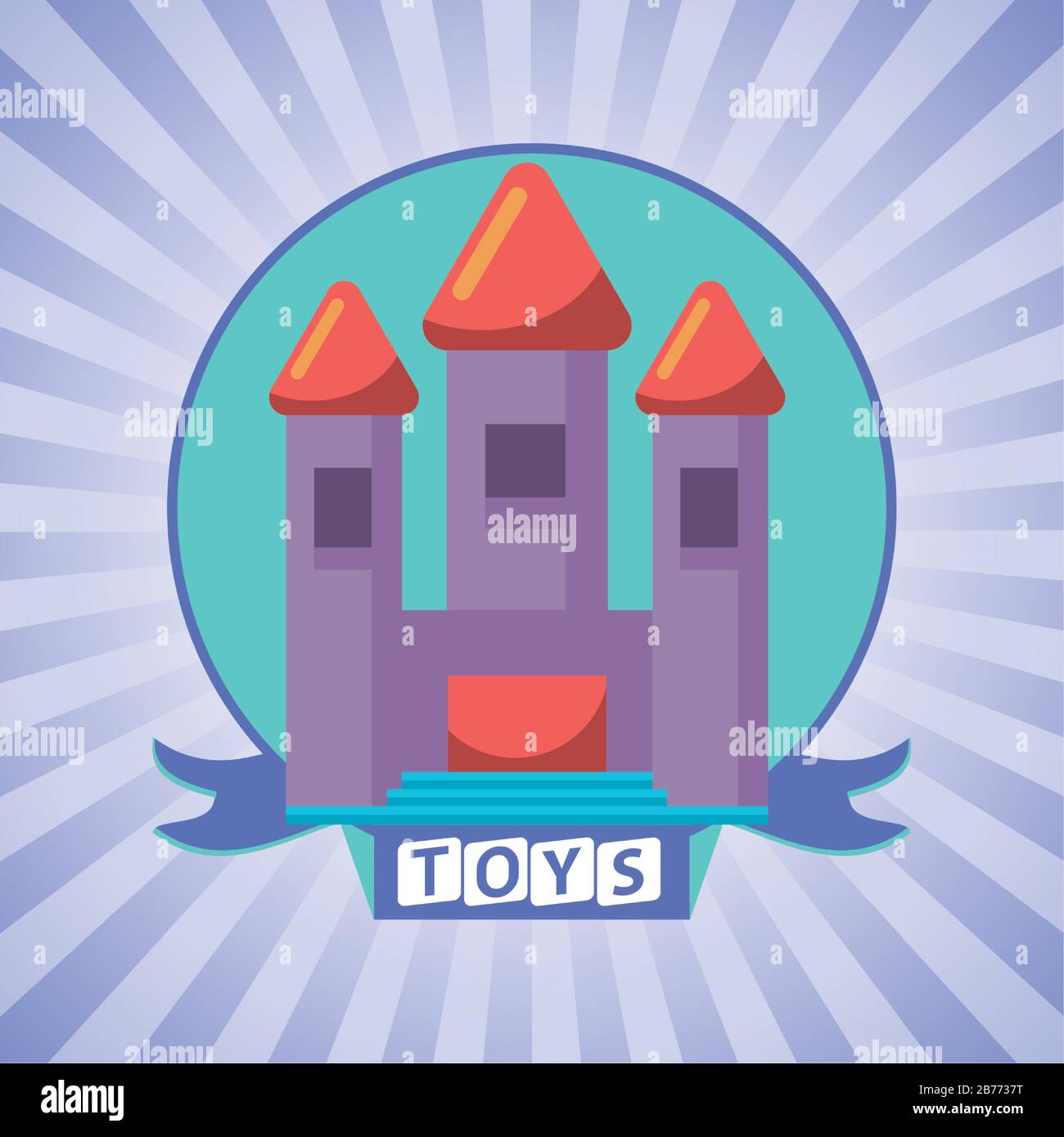 castle of fantasy toy icon Stock Vector Image & Art - Alamy